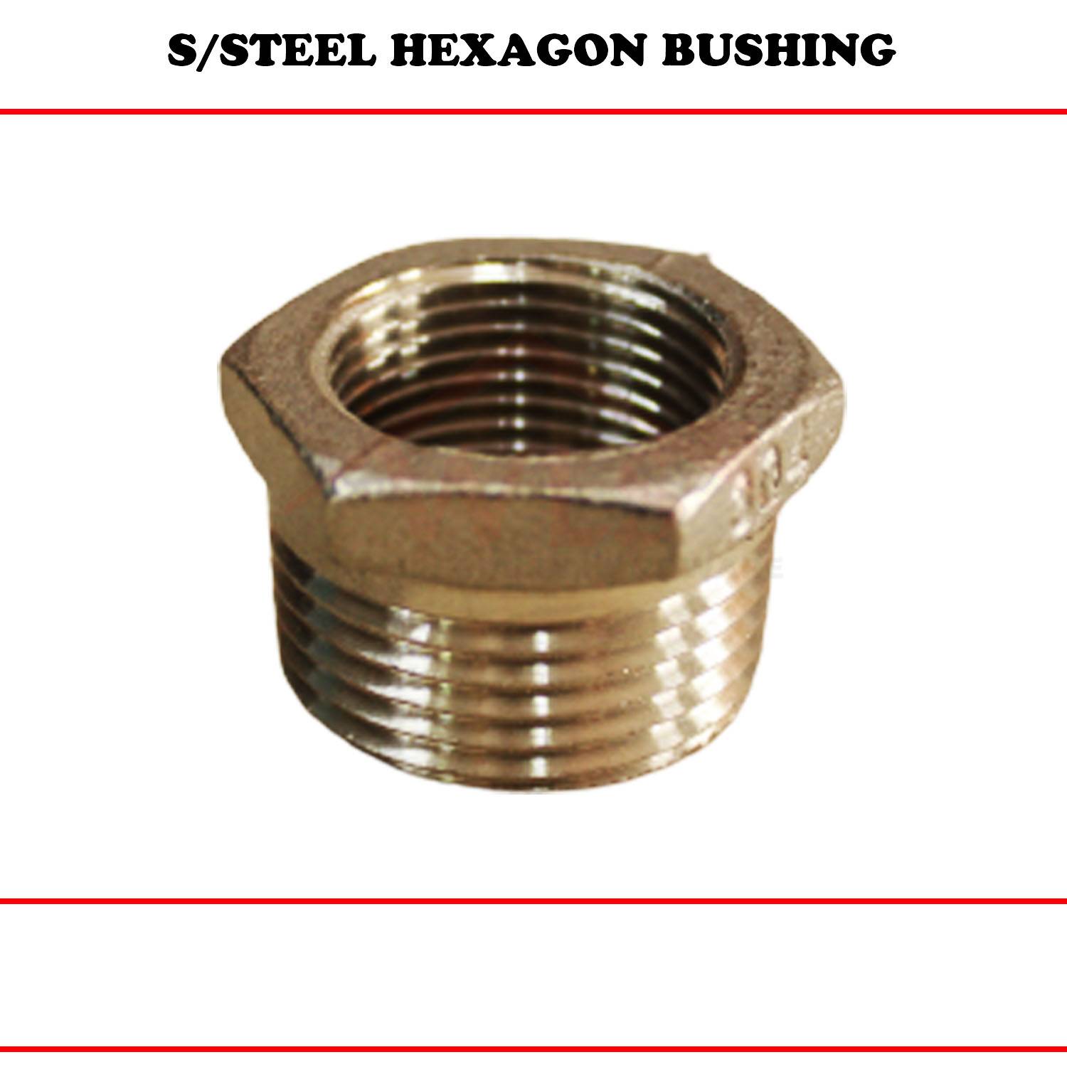 S/STEEL FITTINGS HEXAGON BUSHING