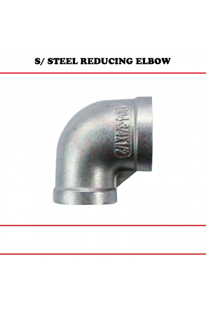 S/STEEL REDUCING ELBOW