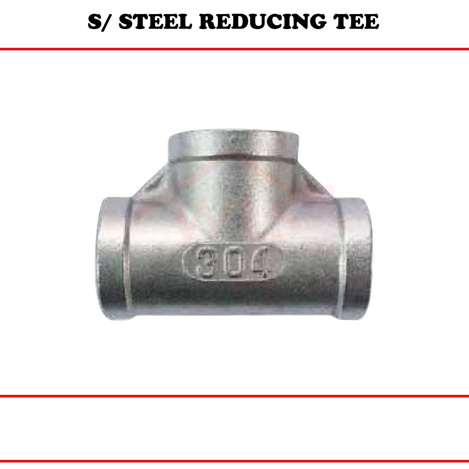 S/STEEL REDUCING TEE