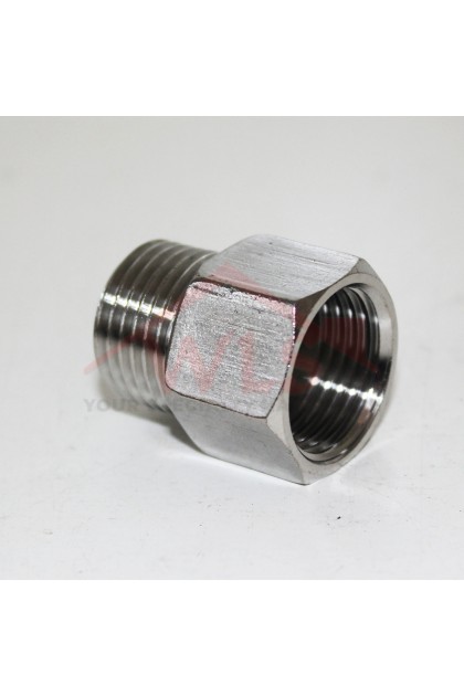 S/ STEEL HEXAGON M/F SOCKET 1/2'' (15mm)