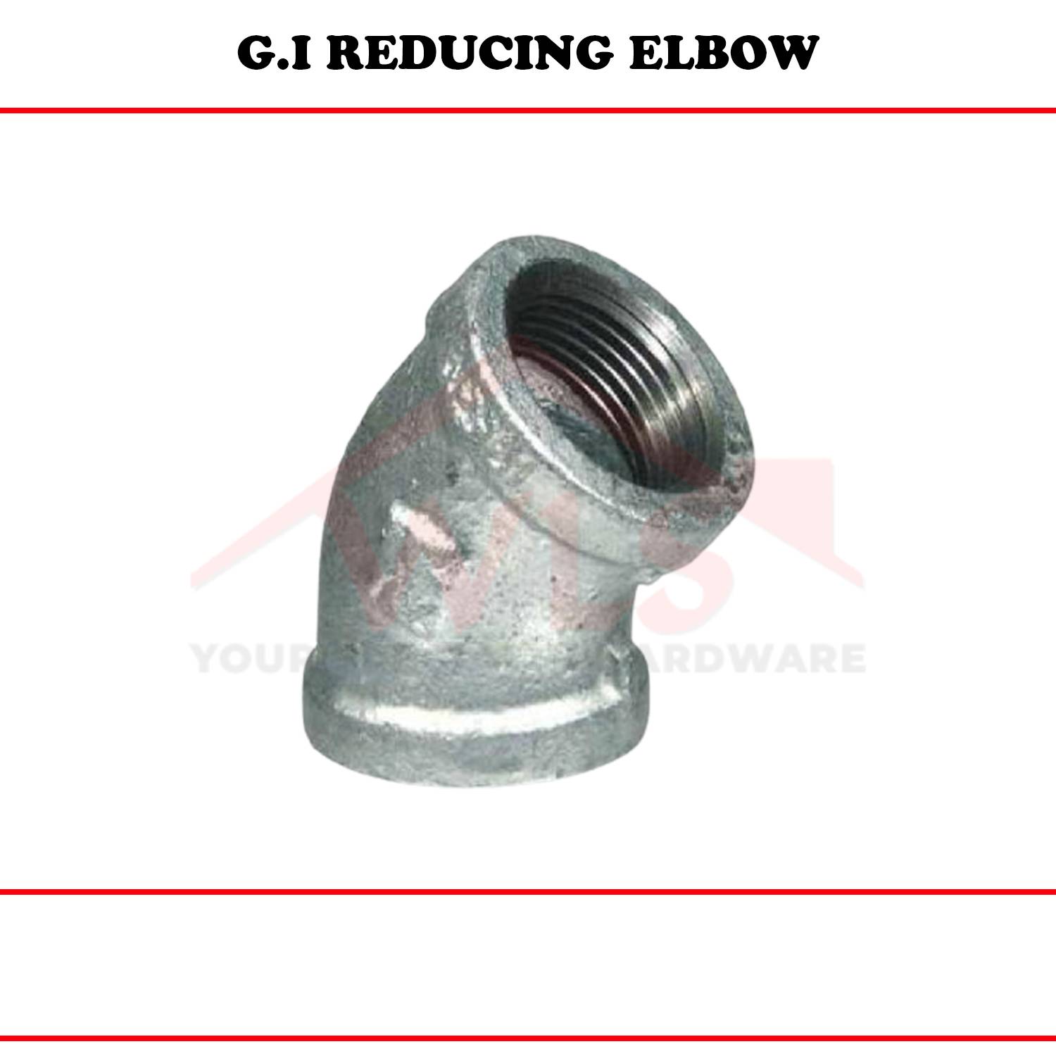 (G.I) REDUCING ELBOW