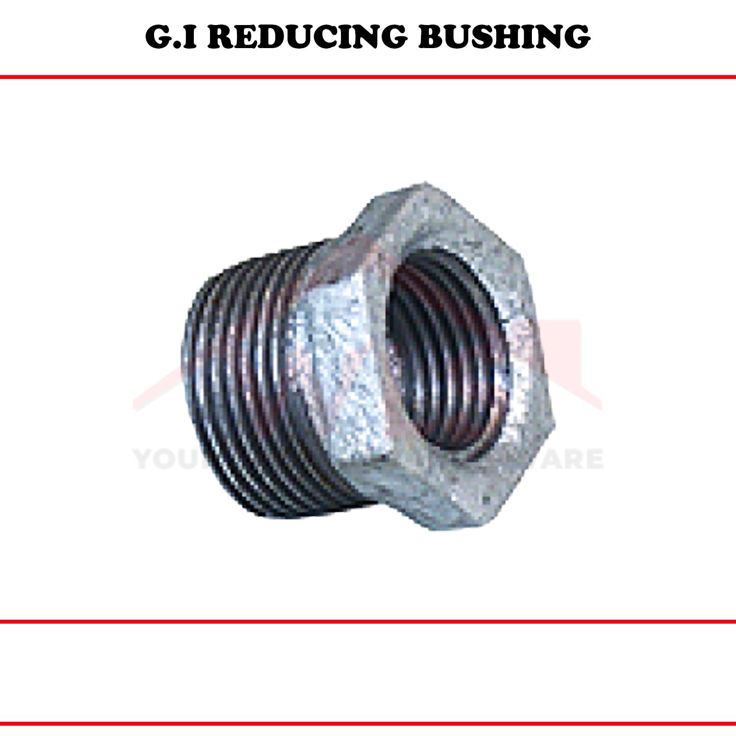 (G.I) REDUCING BUSHING