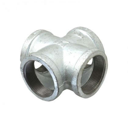 (GI) Fittings Cross Tee 3/4" (20mm) (D) x 61MM x 61MM
