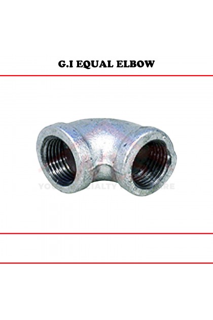 (G.I) EQUAL ELBOW (PER PCS)