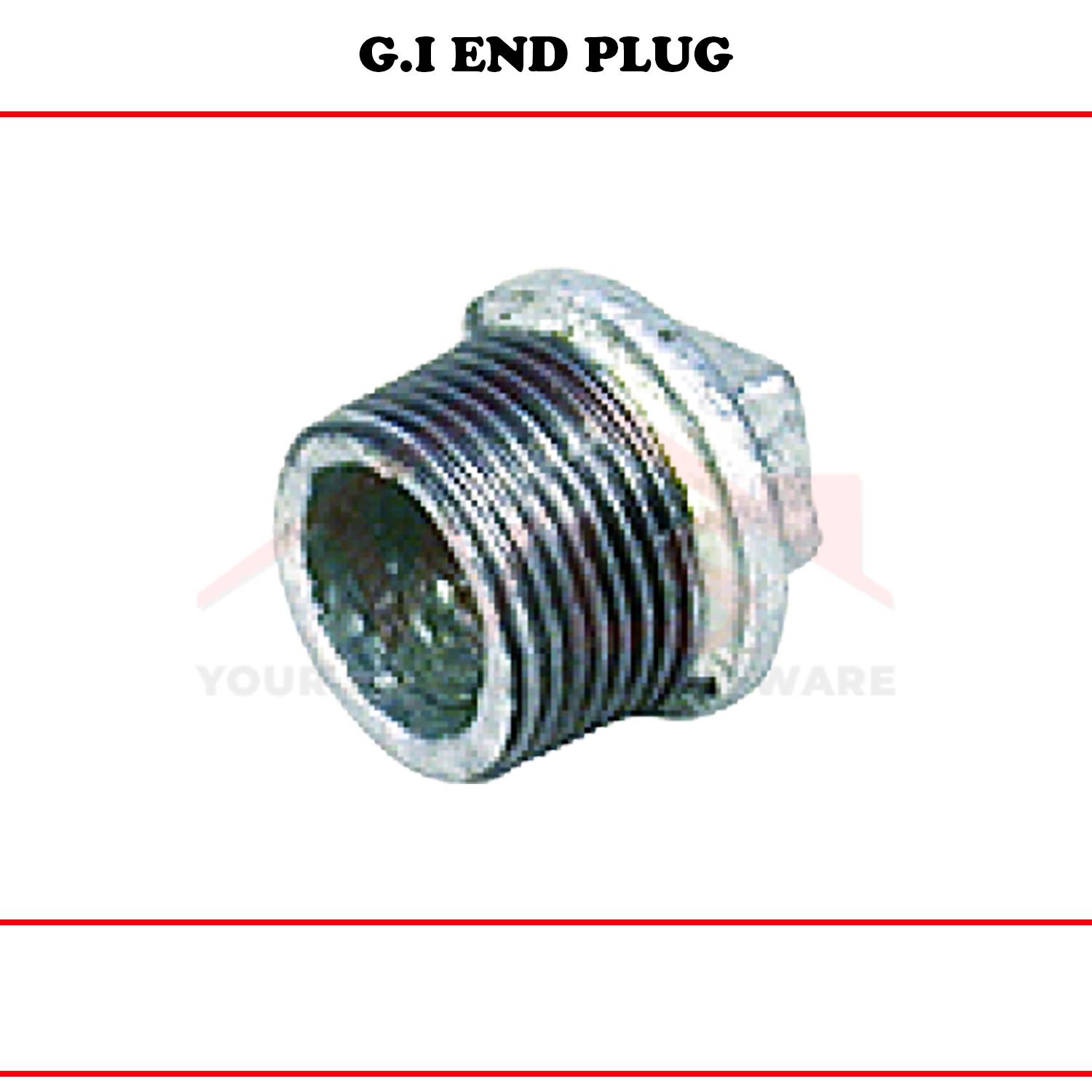(G.I) END PLUG (PER PCS)