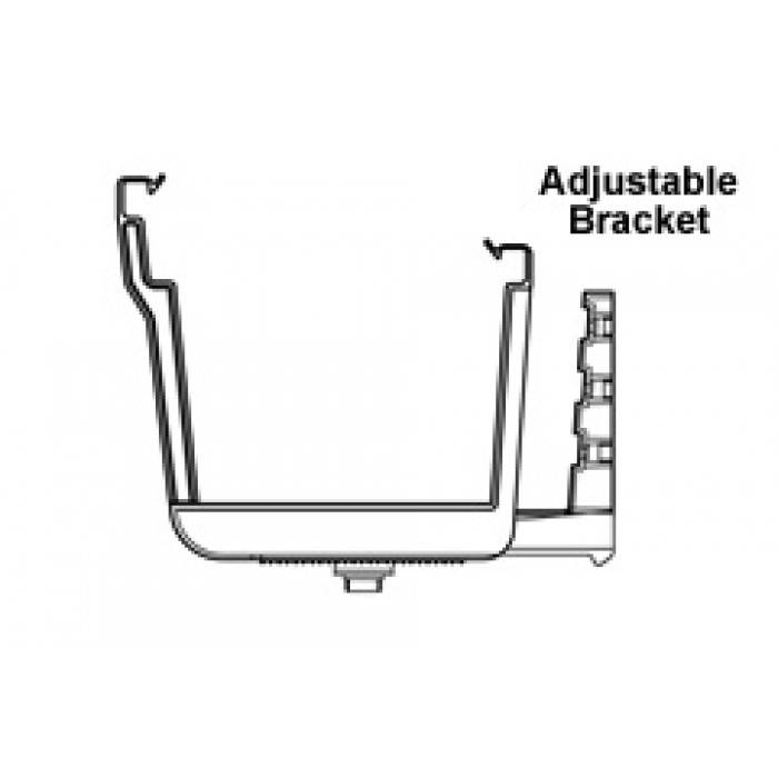 ARENSI GUTTER ADJUSTABLE BRACKET (GALVANIZED IRON) F300PVC