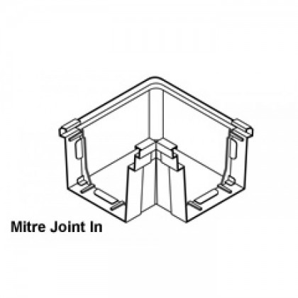 ARENSI GUTTER MITRE JOINT IN OUTLET F300PVC (GREY)