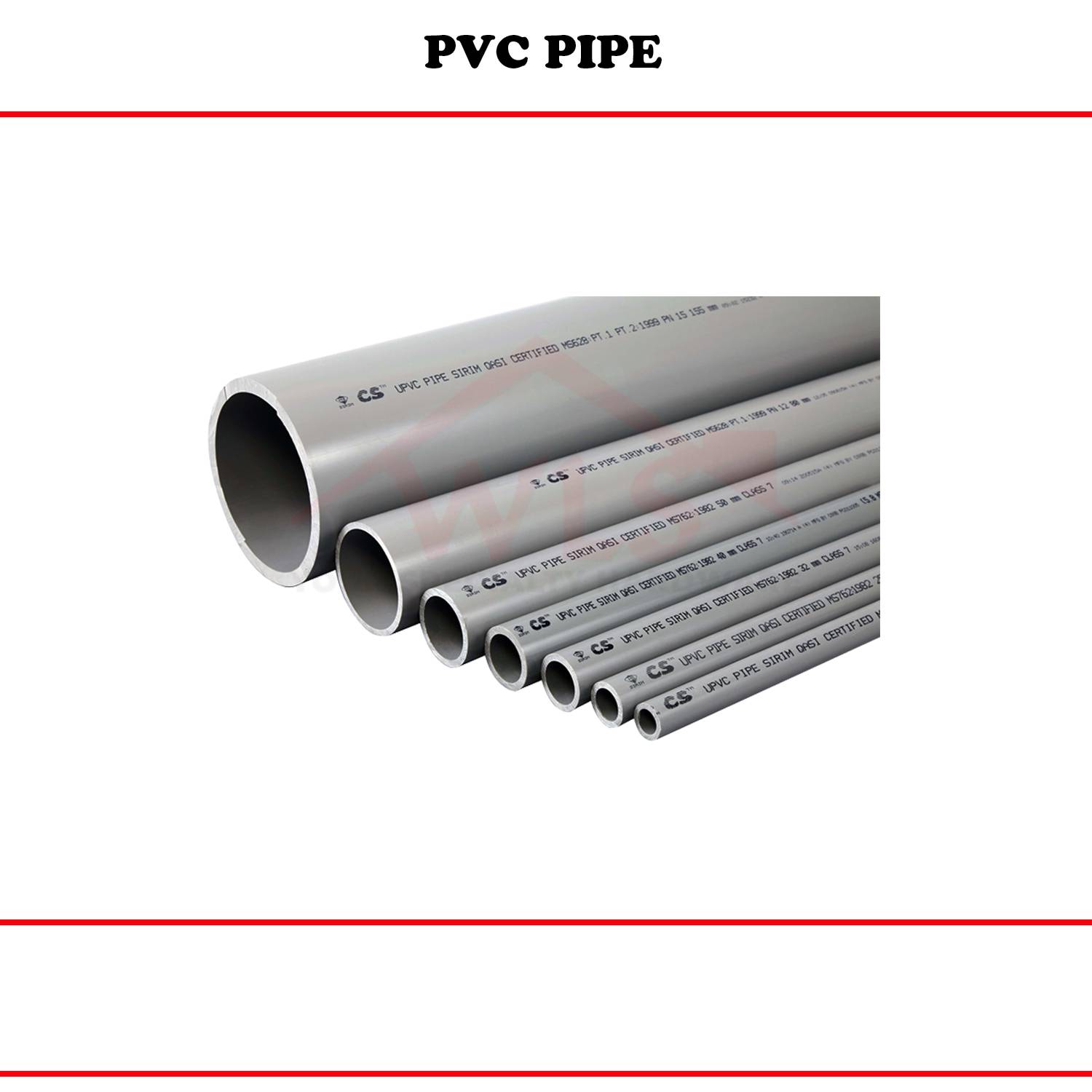 LKP PVC PIPE C/7 (1') N/A