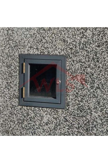 ALUMINIUM LETTER BOX (NA) SILVER 300 X 250MM