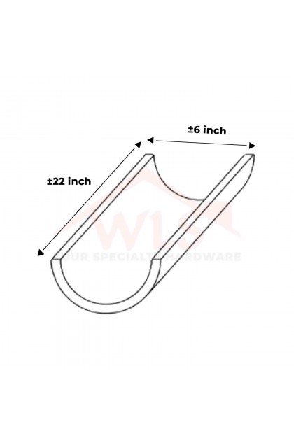 CLAY DRAINS HALF ROUND