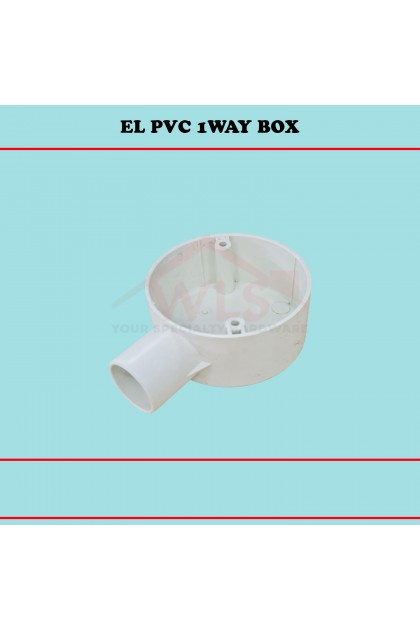 EL PVC 1WAY BOX
