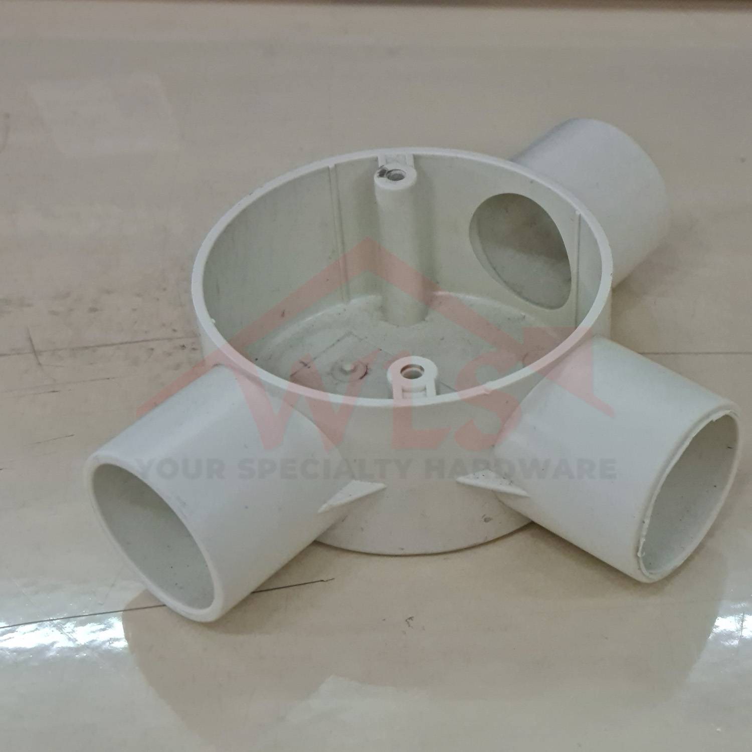 EL PVC 3WAY BOX 3/4"