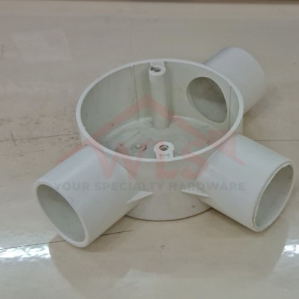EL PVC 3WAY BOX 3/4"