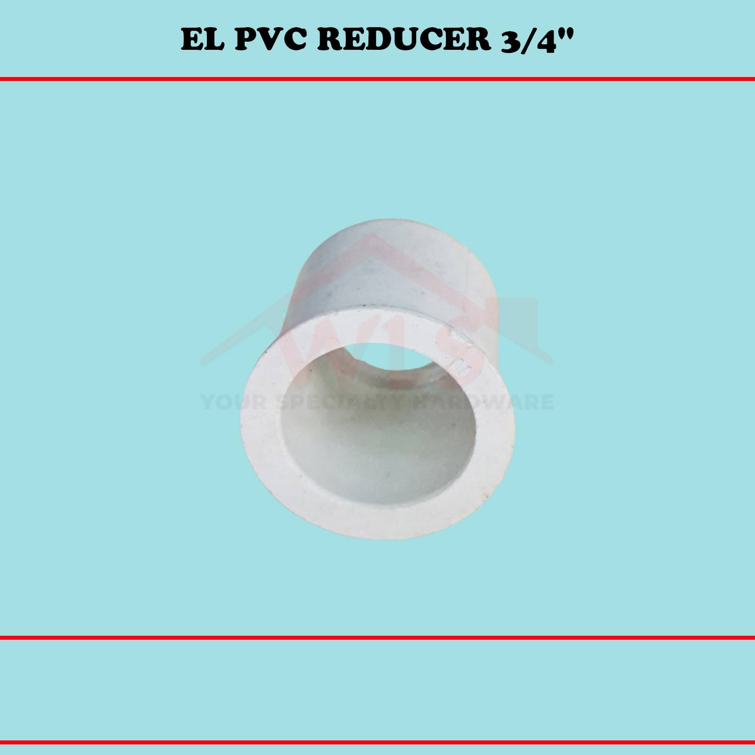 EL PVC REDUCER 3/4"