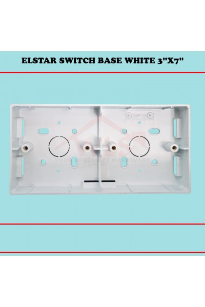 ELSTAR SWITCH BASE WHITE 3"X7"