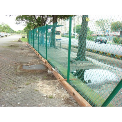 TIANG PAGAR BESI + CAT