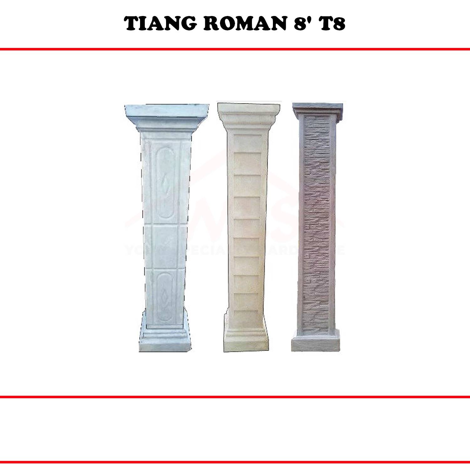 TIANG ROMAN 8' T8