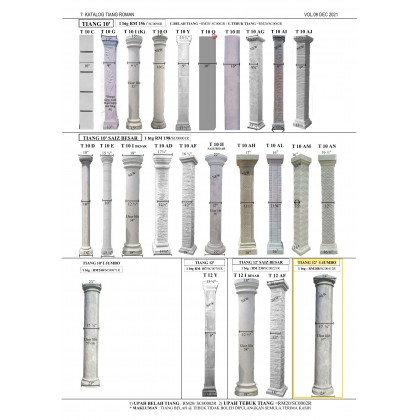 TIANG ROMAN 12' T10 I JUMBO