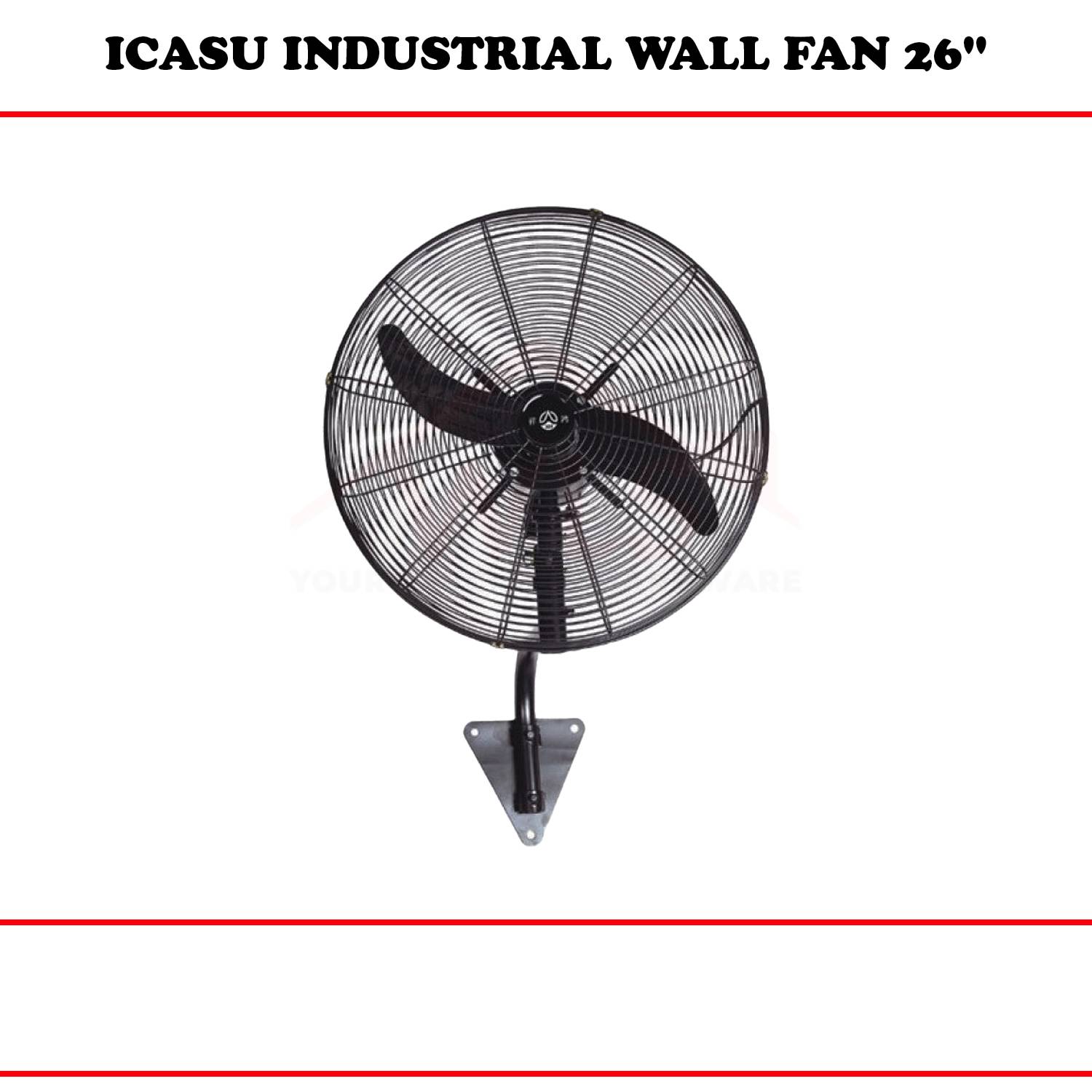 ICASU INDUSTRIAL WALL FAN 26"