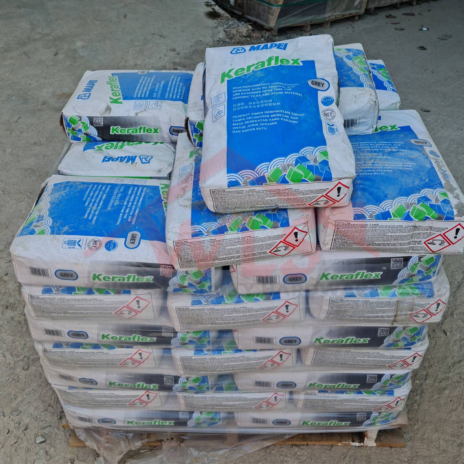 MAPEI KERAFLEX GREY (C2TE) TILE ADHESIVE (25KG)