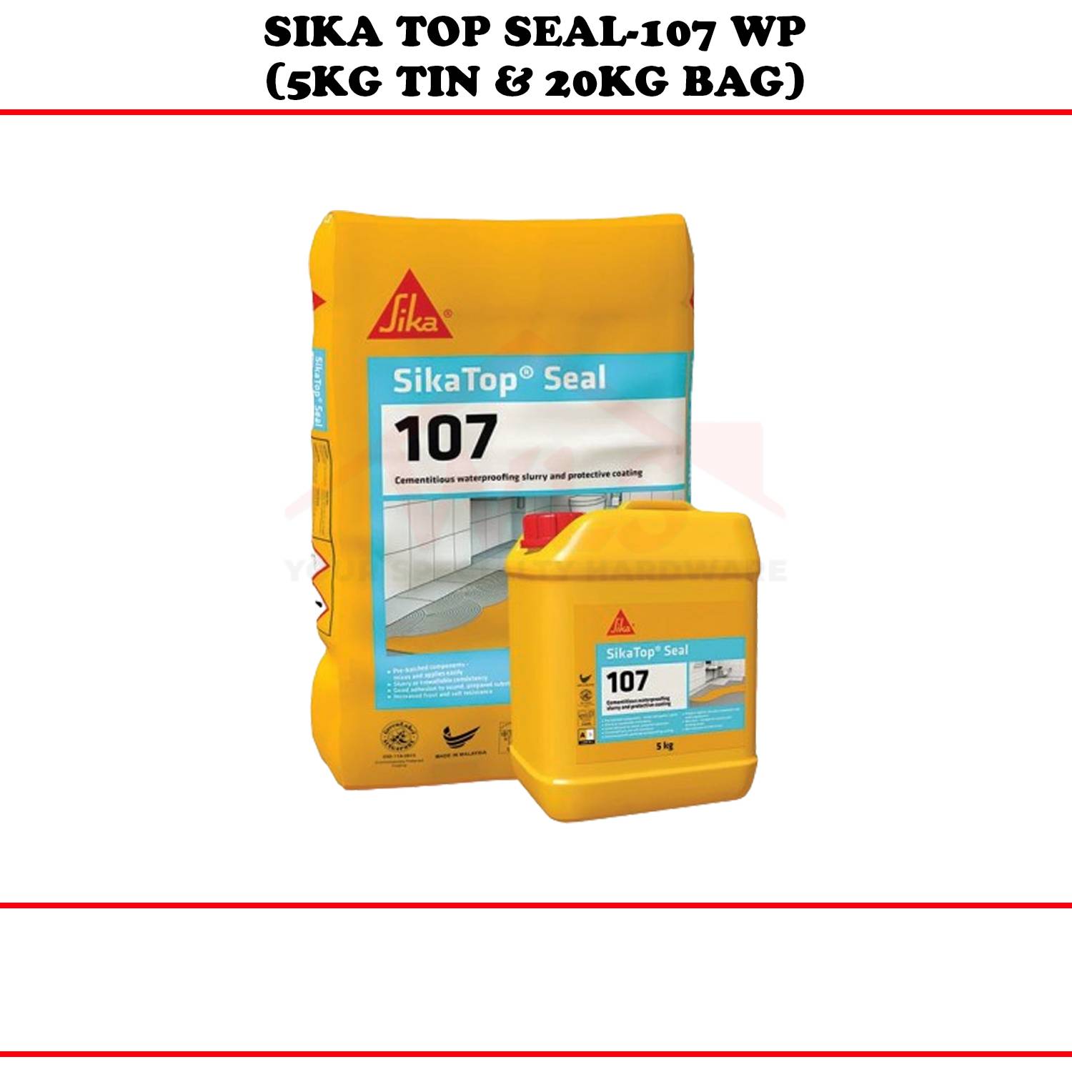 SIKA TOP SEAL-107 WP (5KG TIN & 20KG BAG)