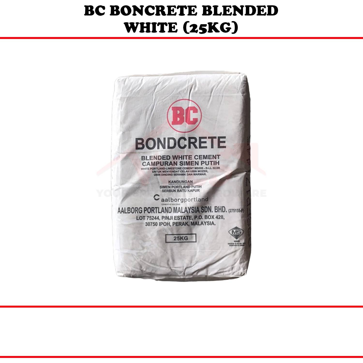 BC BONCRETE BLENDED WHITE (25KG)