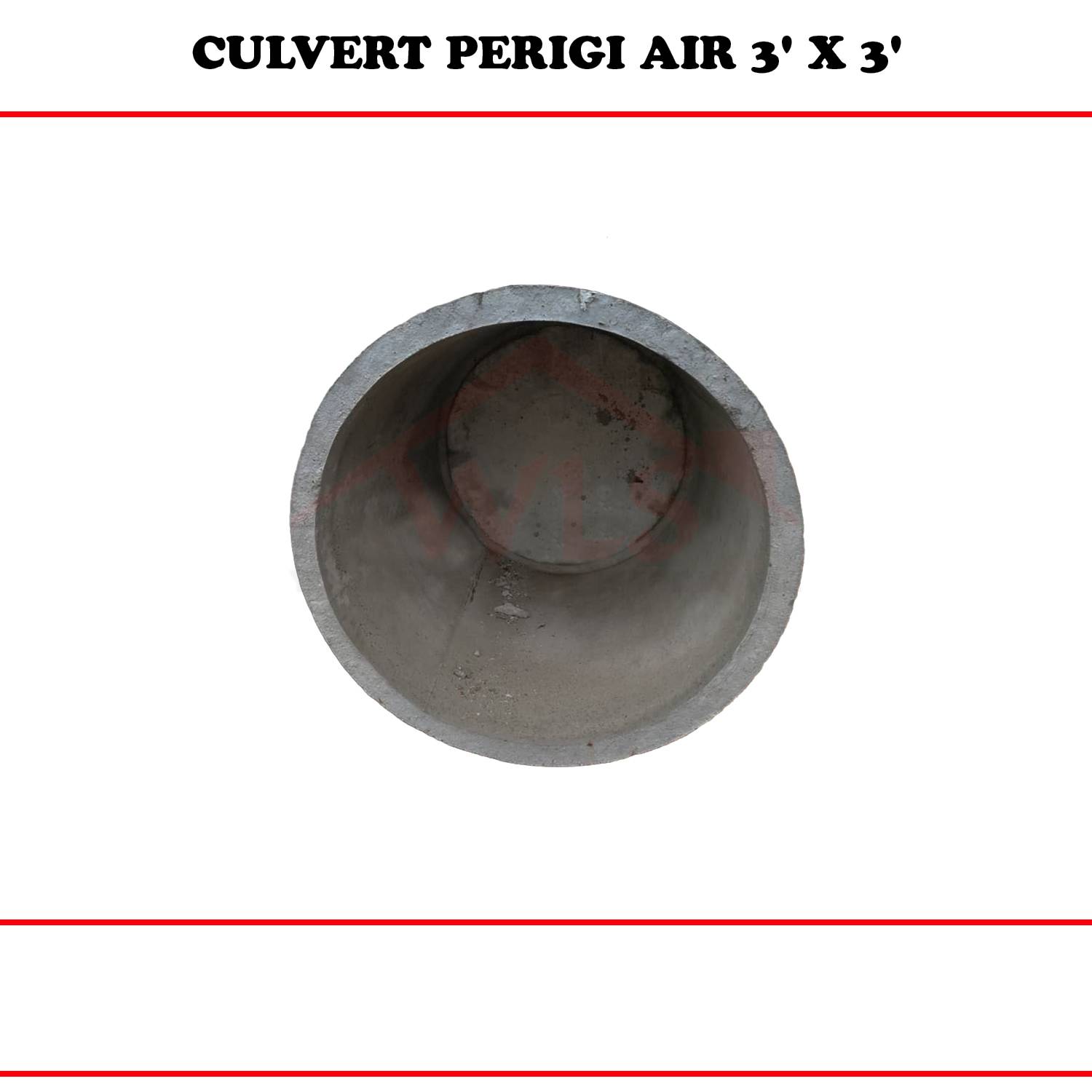 CULVERT PERIGI AIR 3' X 3'