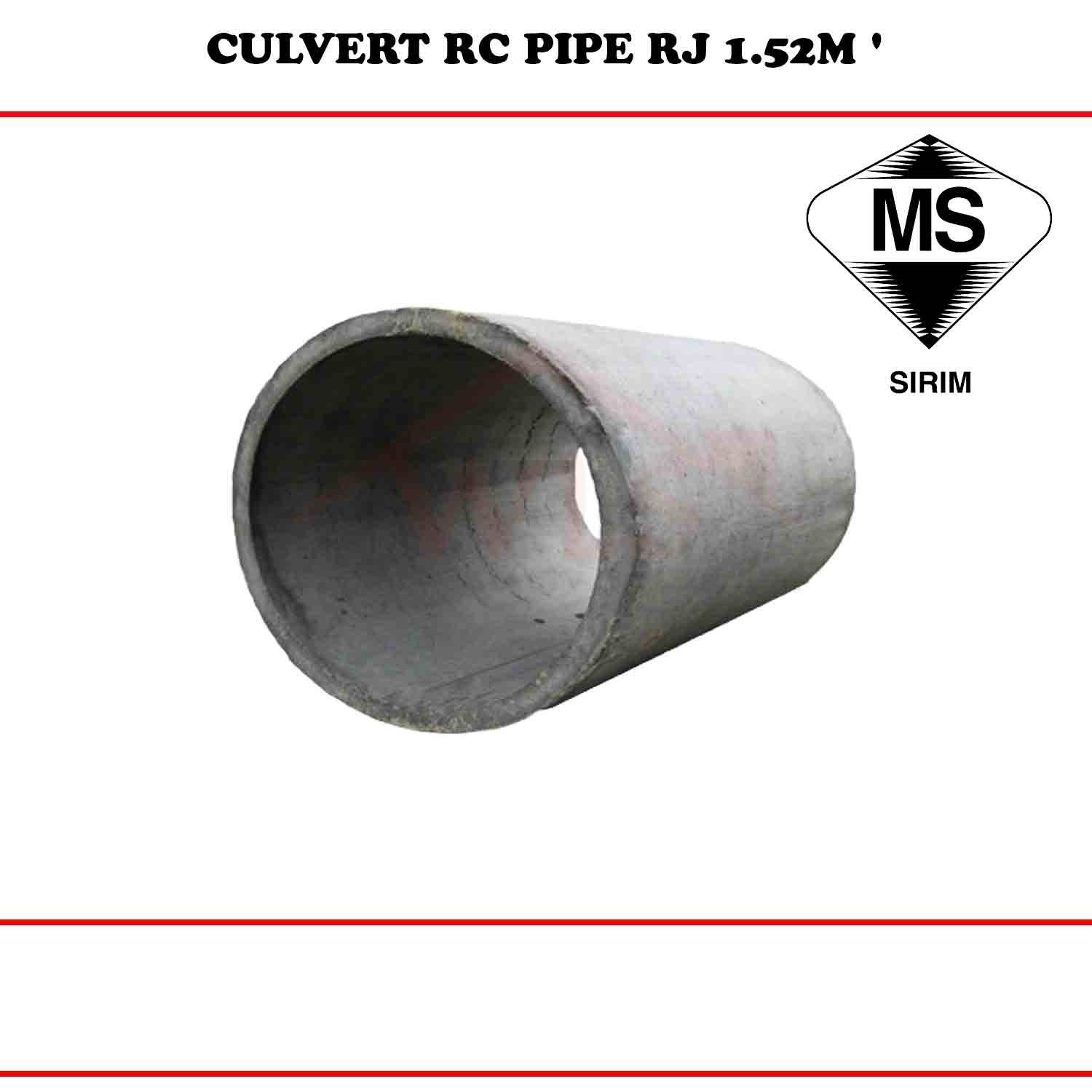 CULVERT RC PIPE RJ 1.52M