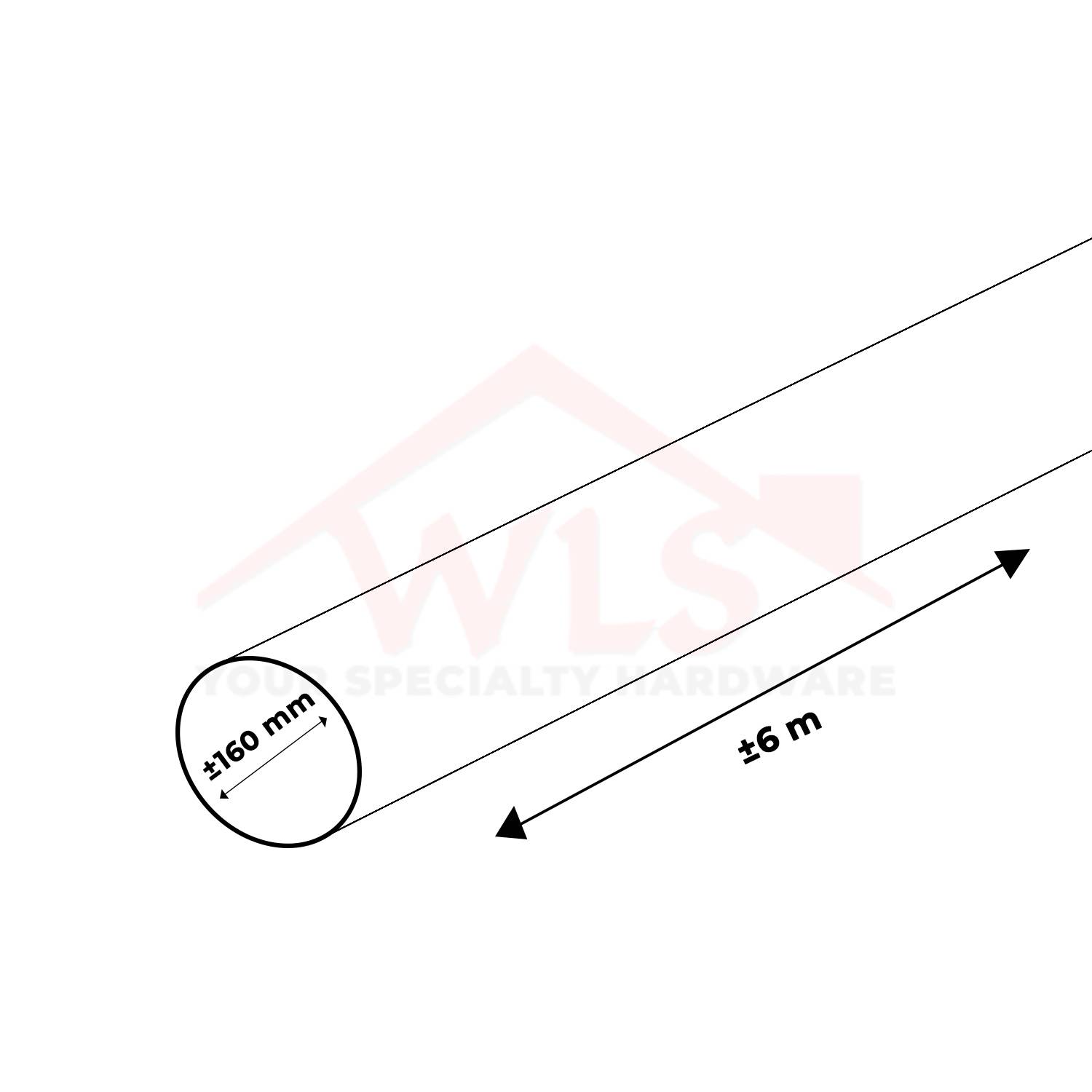 C/L UPVC PIPE (6M) SIRIM
