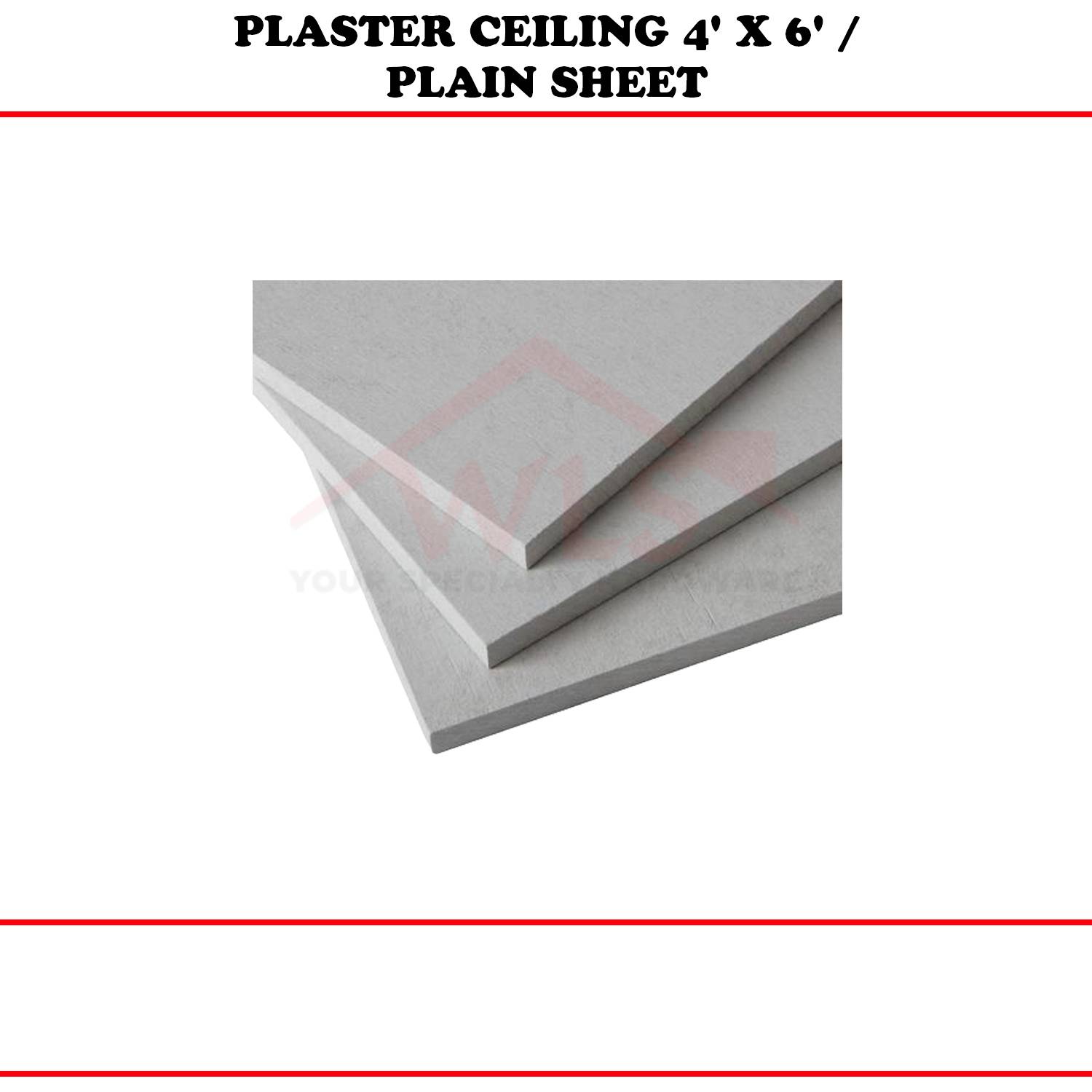 PLASTER CEILING 4' X 6' / PLAIN SHEET