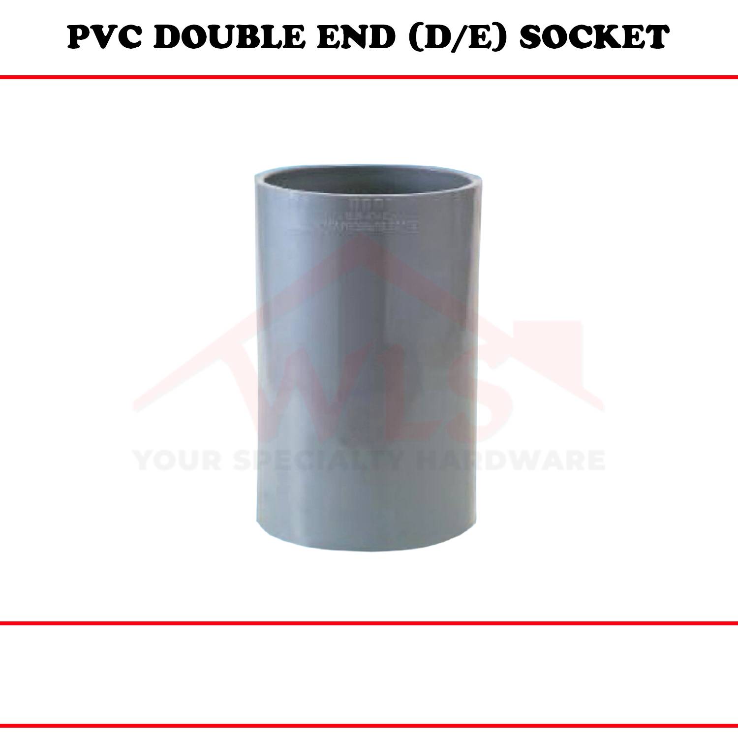 PVC D/E SOCKET C/D