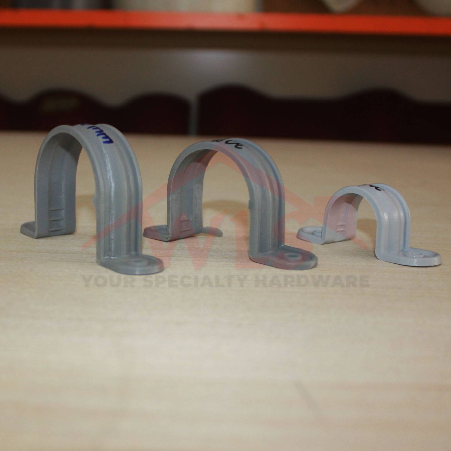 PVC U-PIPE CLIP C/D
