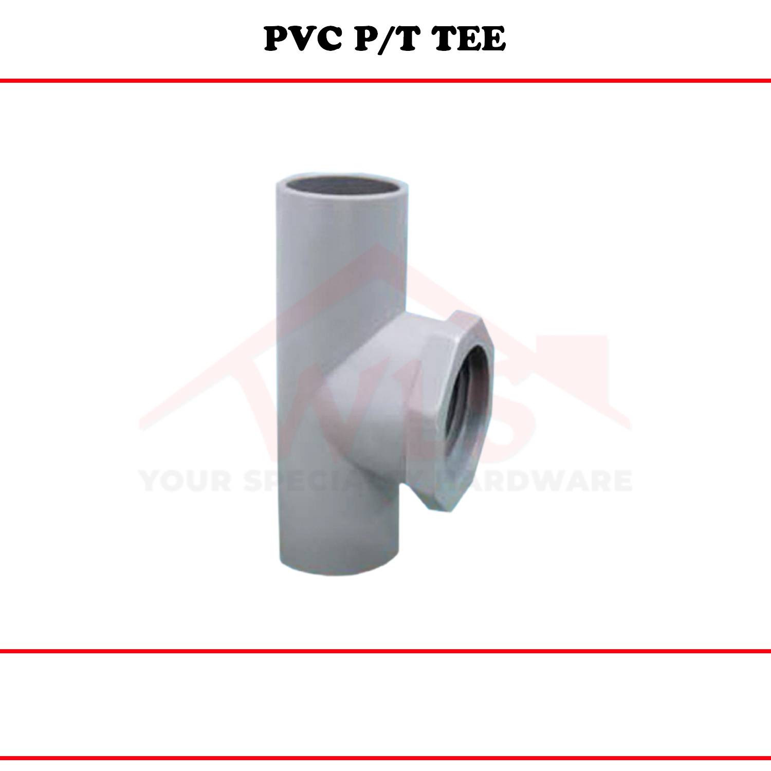 PVC P/T TEE 15MM