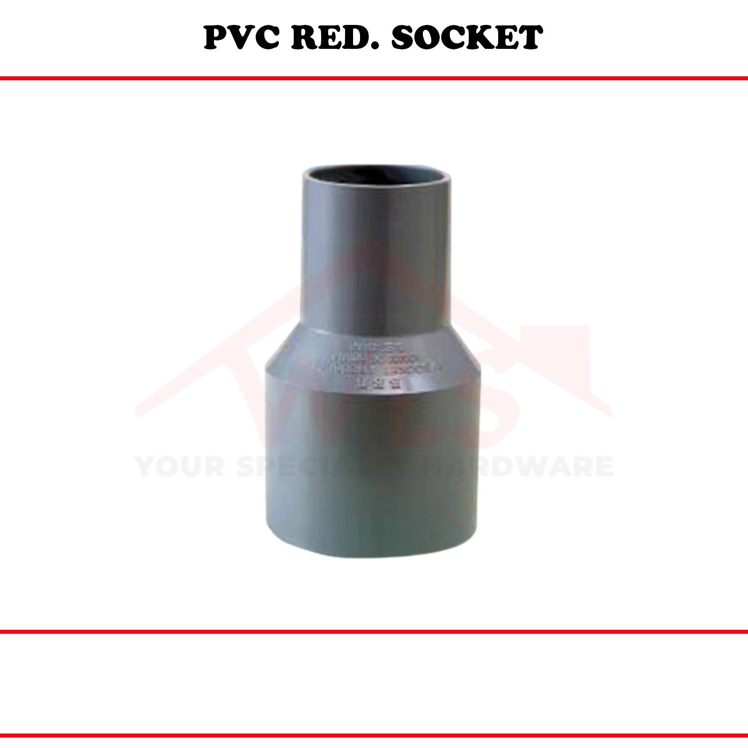 PVC RED. SOCKET C/D