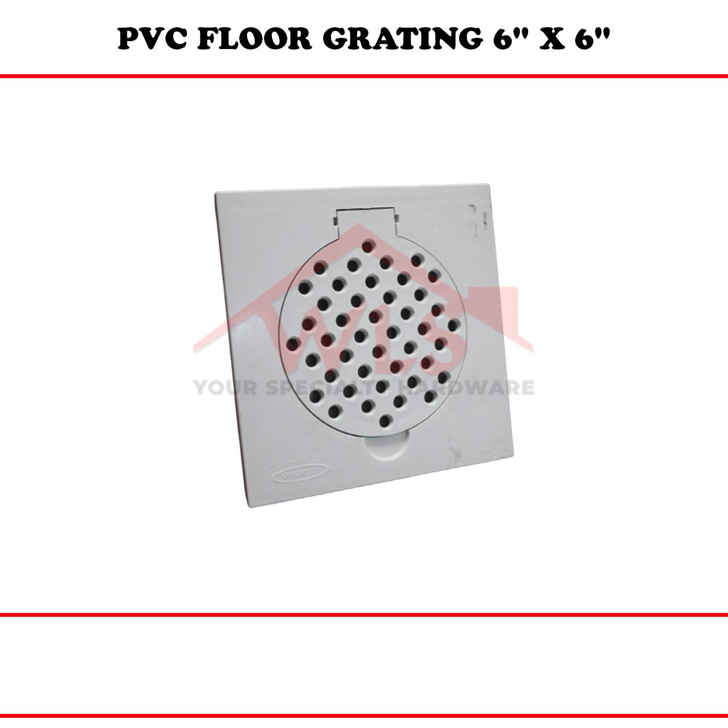 PVC FLOOR GRATING 6" X 6"