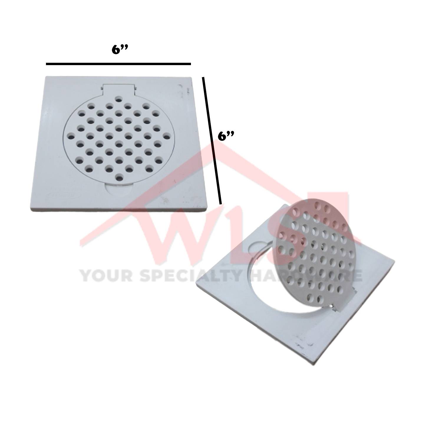 PVC FLOOR GRATING 6" X 6"