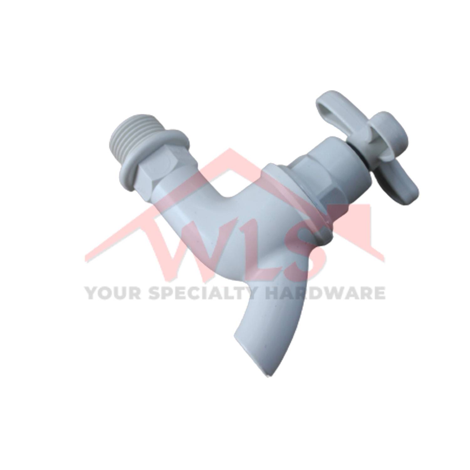 K PVC BIB TAP 1/2" BK