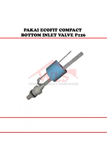 PAKAI ECOFIT COMPACT BOTTOM INLET VALVE P126