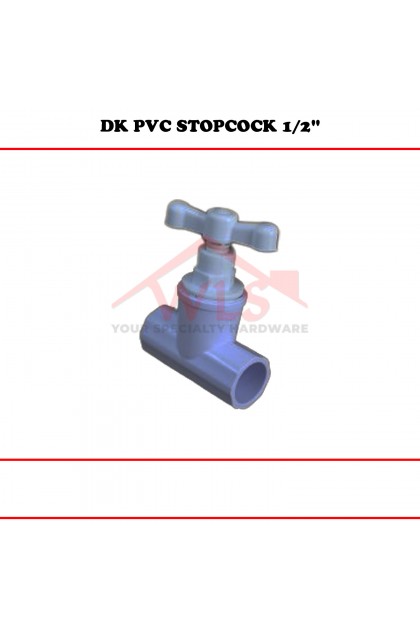 DK PVC STOPCOCK 1/2"