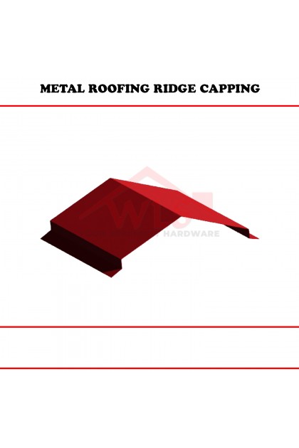 METAL ROOFING RIDGE CAPPING G30