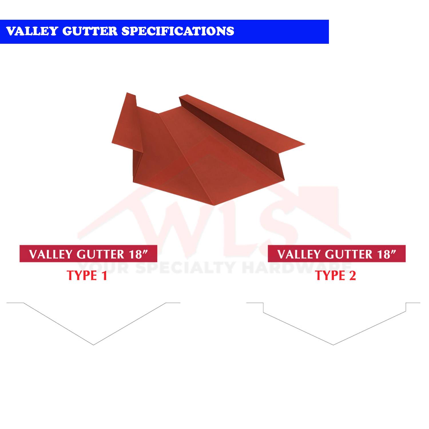 VALLEY GUTTER (TYPE 1) G28