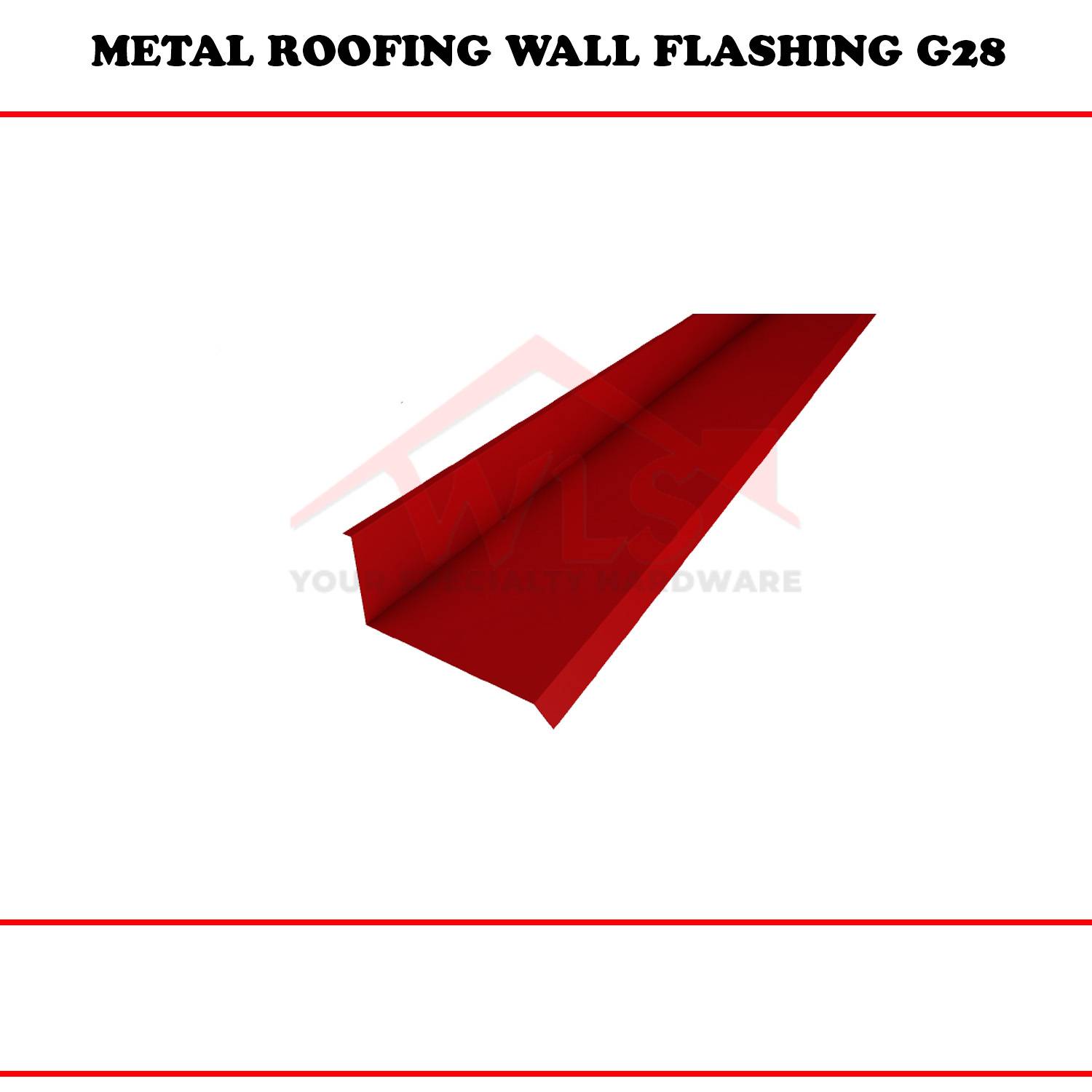 METAL ROOFING WALL FLASHING G28