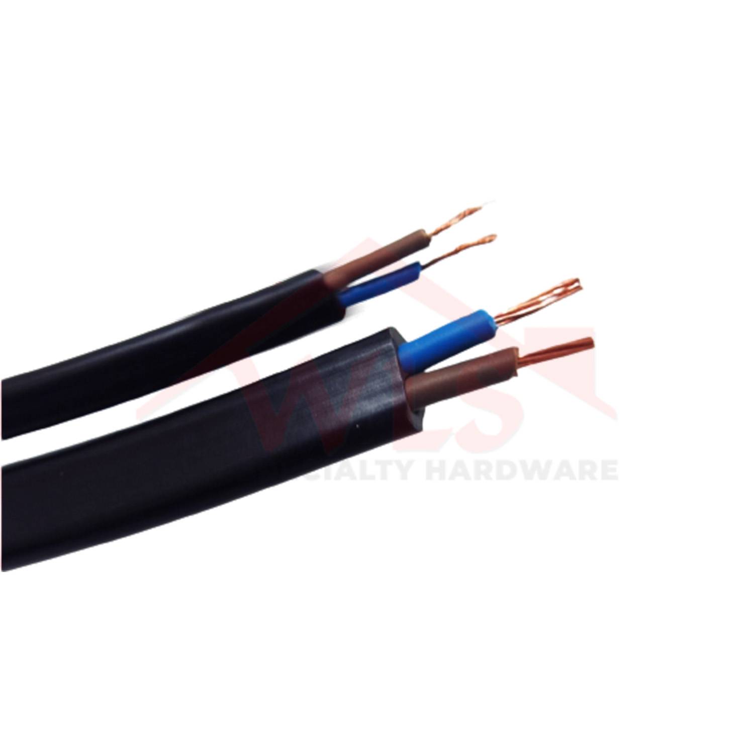 CAMEL PVC PIN CABLE 2CX2.5MM BLK