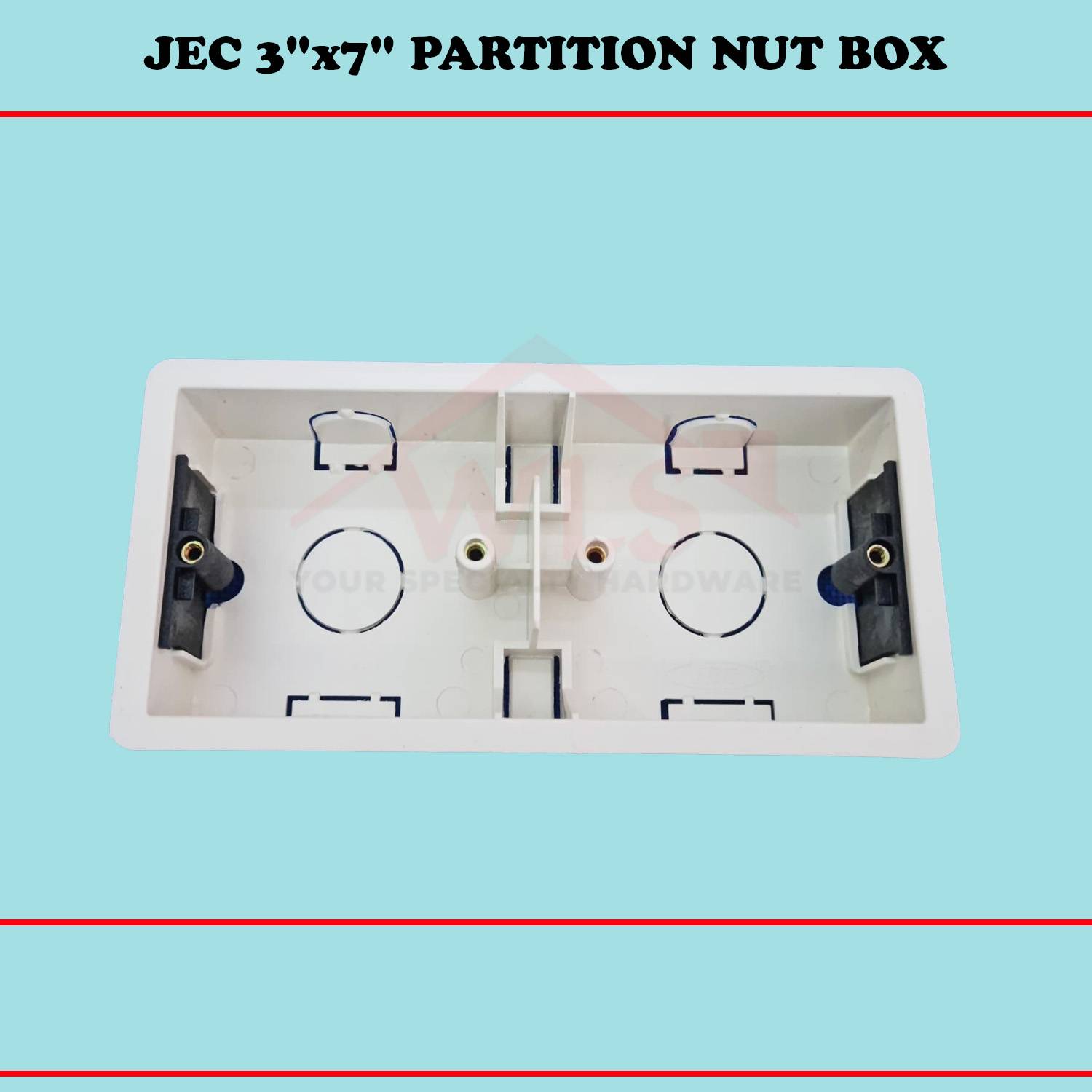 JEC 3''x7'' PARTITION NUT BOX