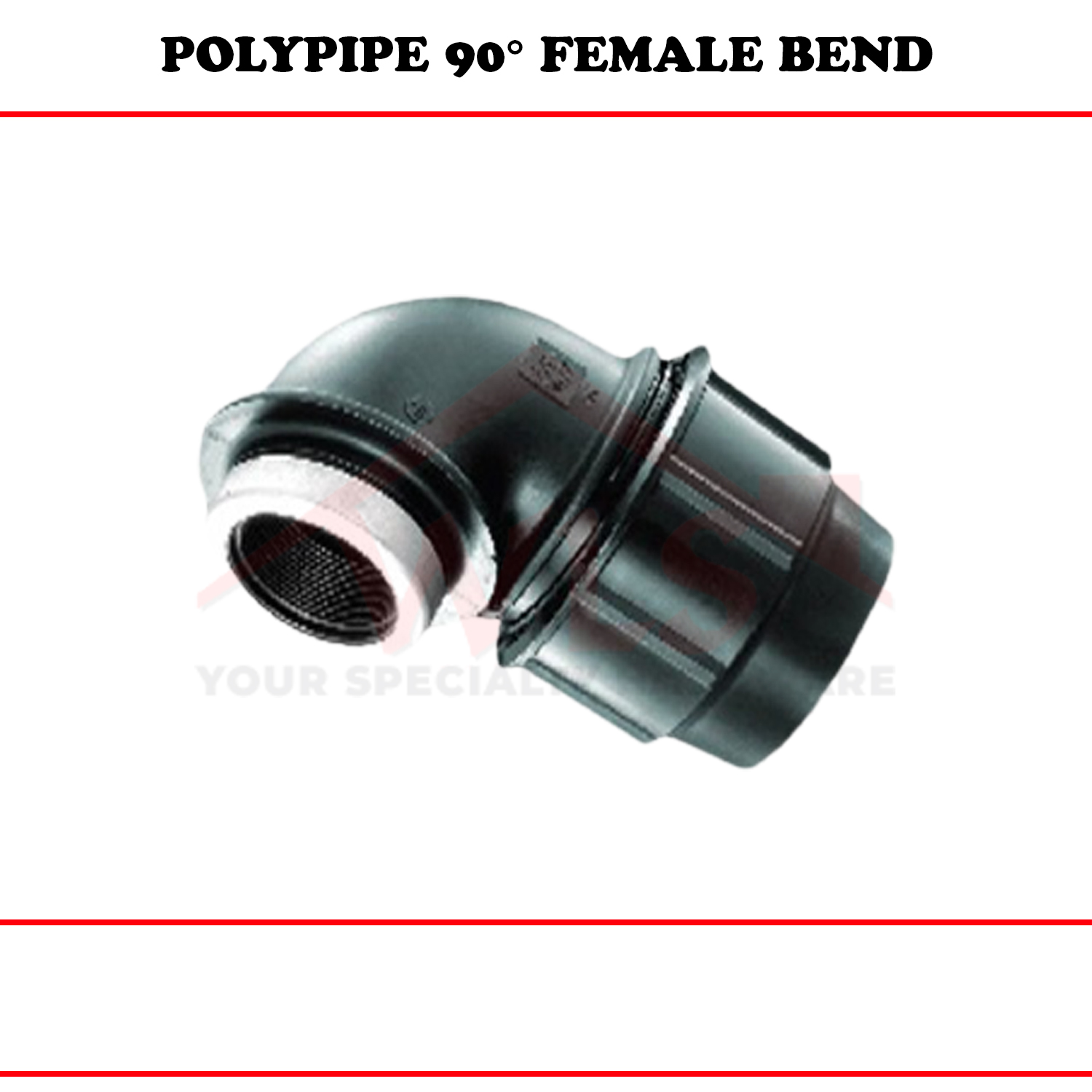 PP 90° FEMALE BEND