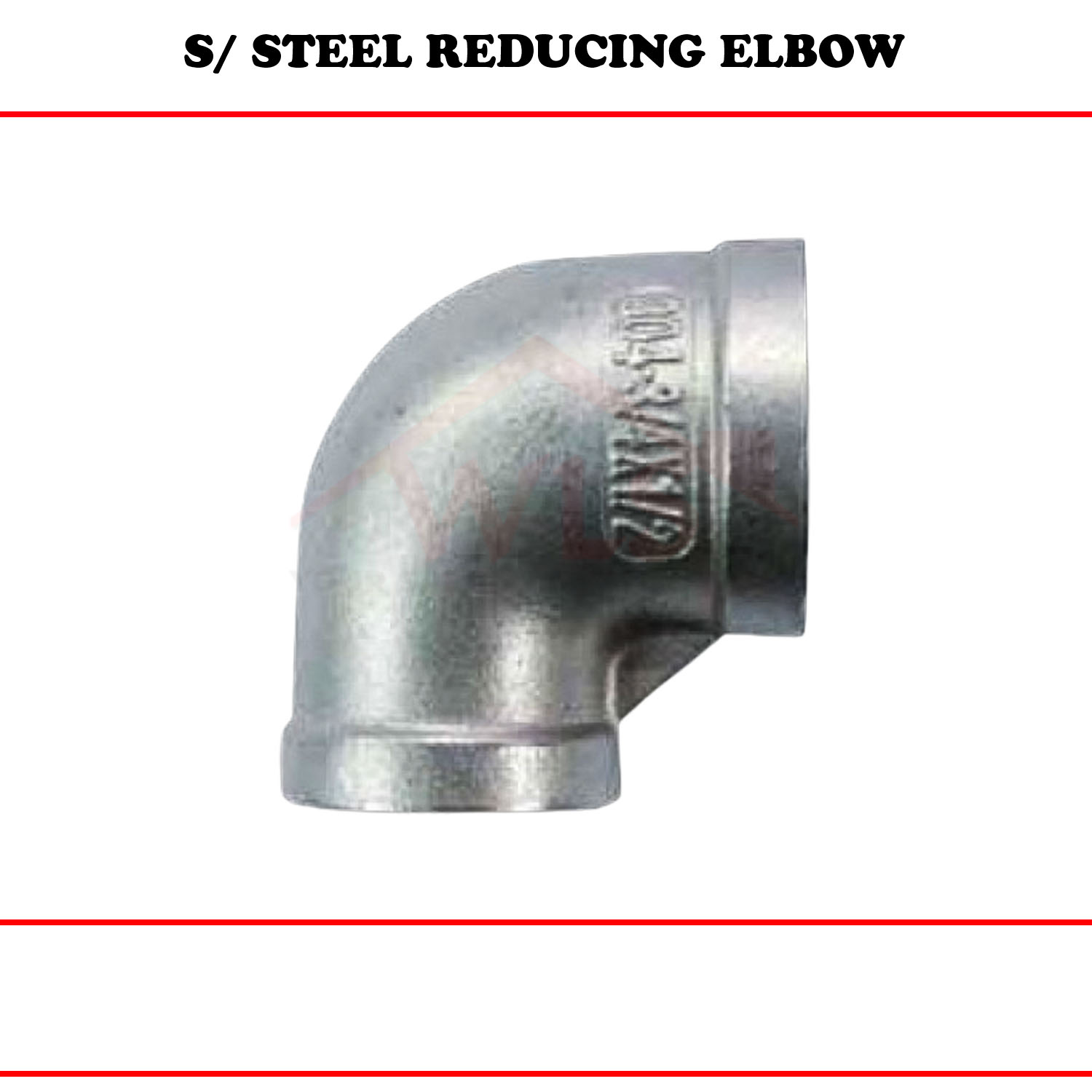 S/STEEL REDUCING ELBOW