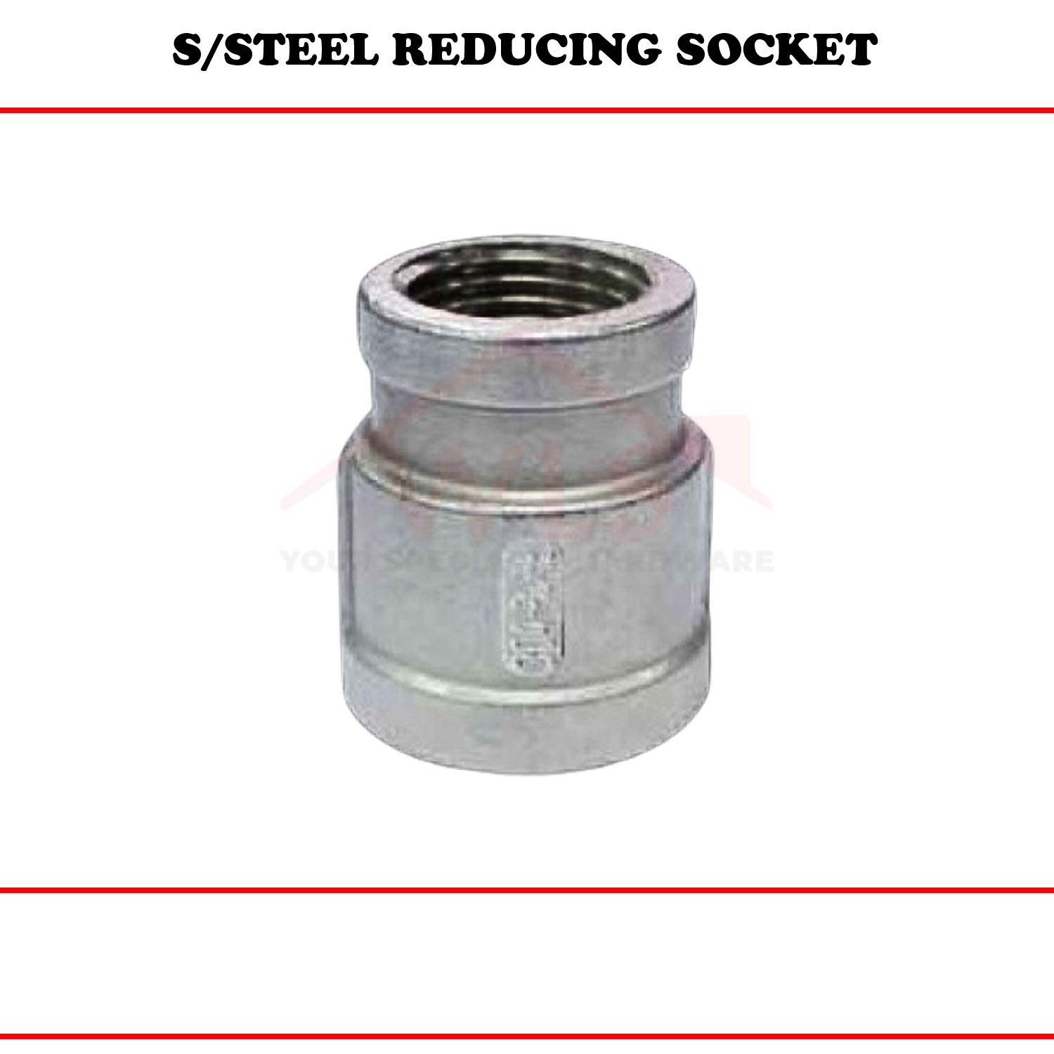 S/STEEL REDUCING SOCKET