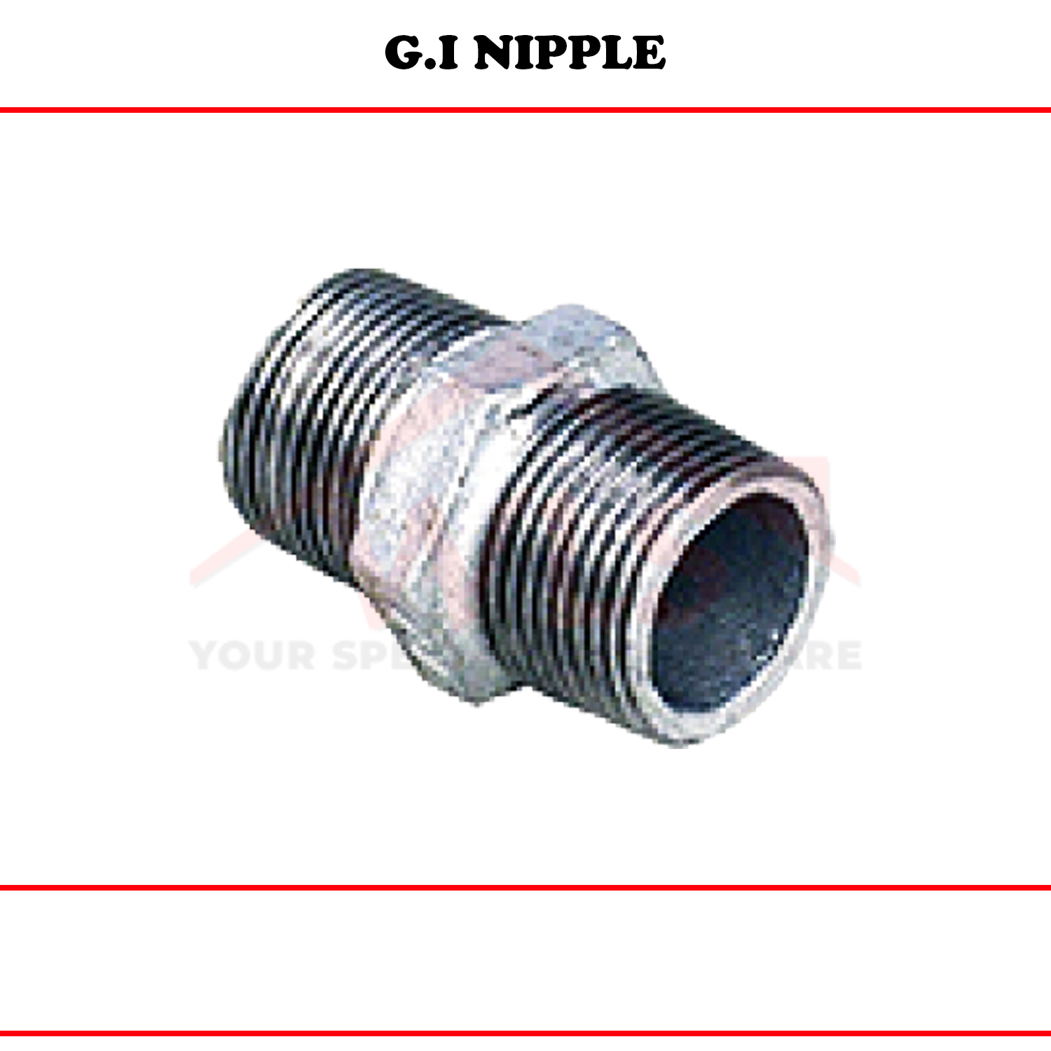 (G.I) NIPPLE (PER NOS)