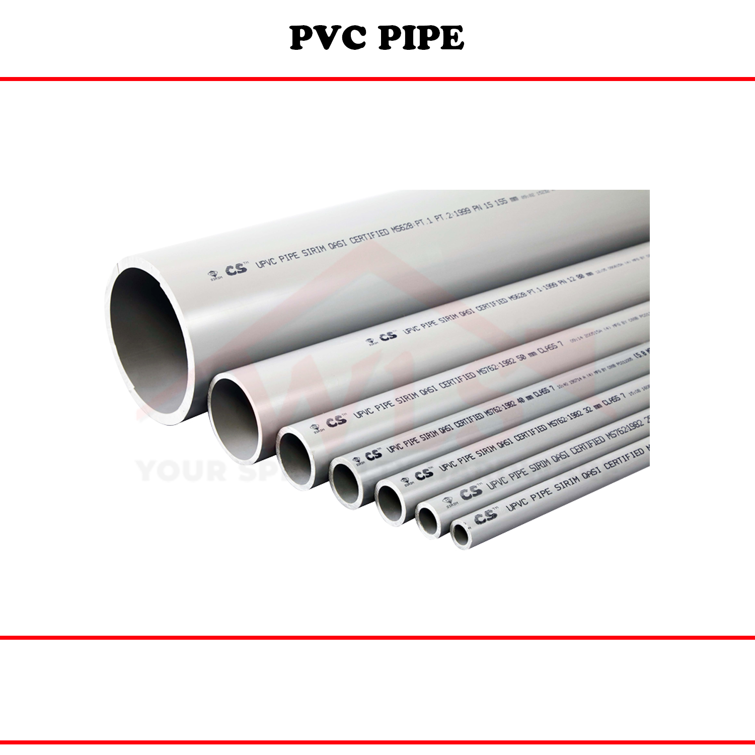 LKP PVC PIPE C/AE (6M) N/A