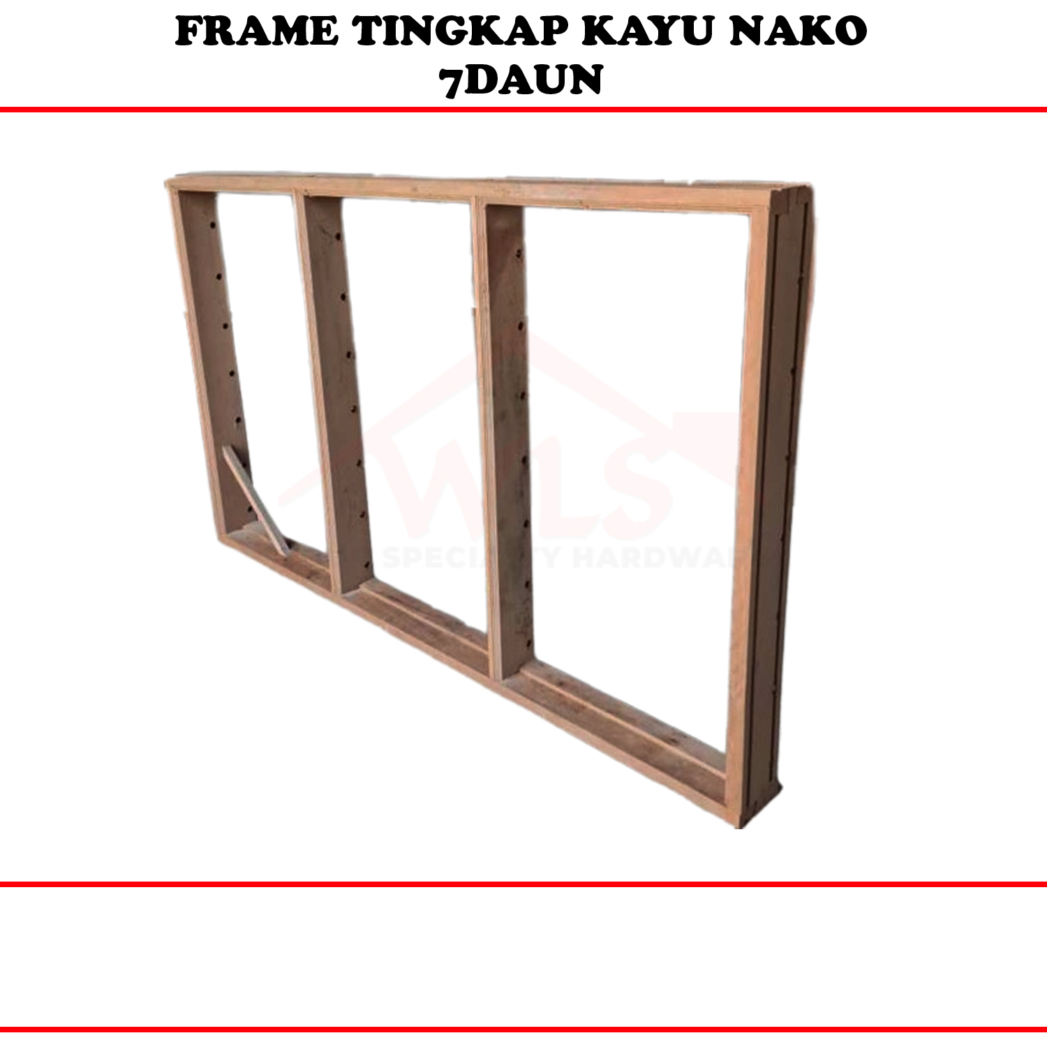 FRAME TINGKAP KAYU NAKO 7DAUN